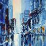 Manhattan Painting by Michael Harrison | Saatchi Art