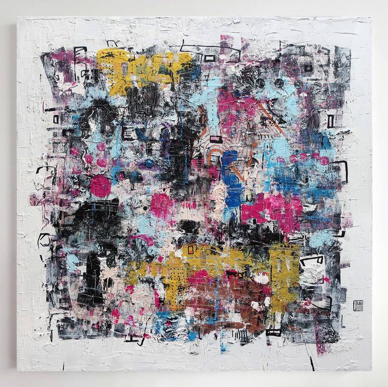 A182 Contemporary Abstract Informalism by Damian Pavlovic Painting by ...