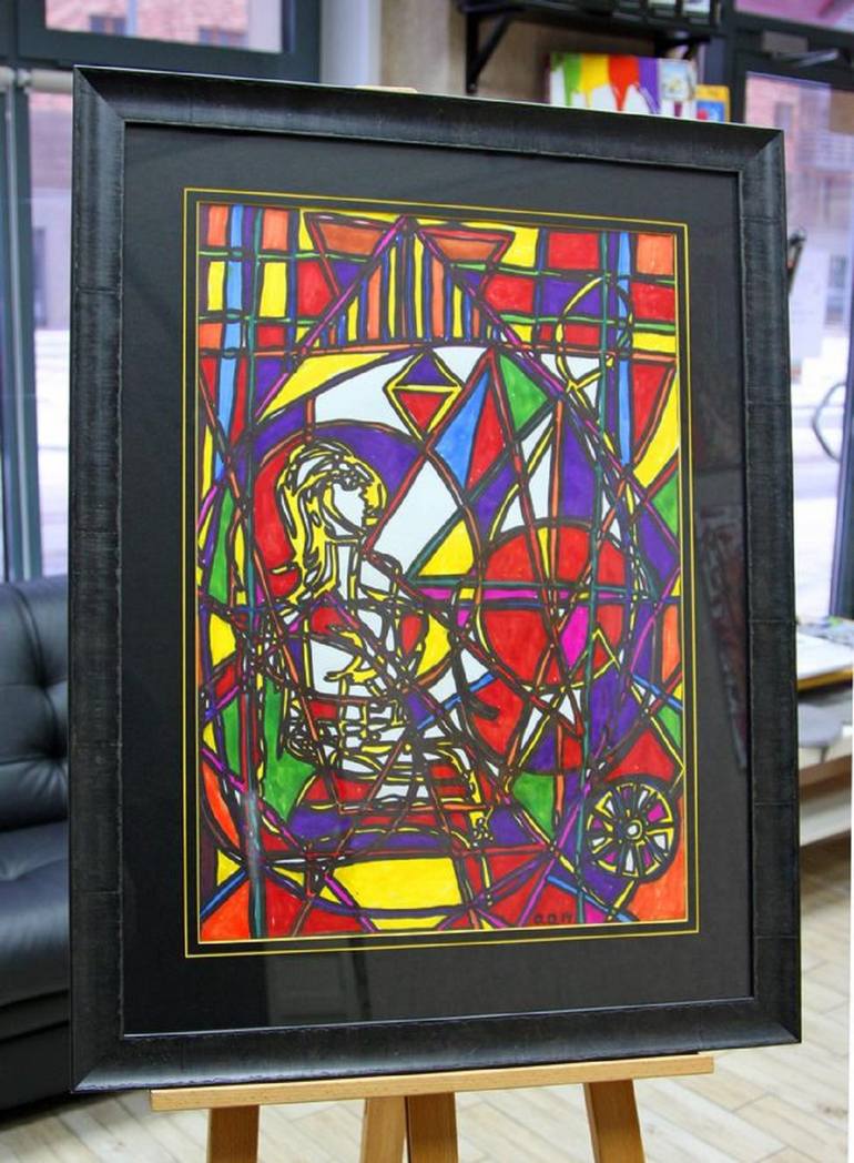 Poetess Drawing by David Demirkhanov | Saatchi Art