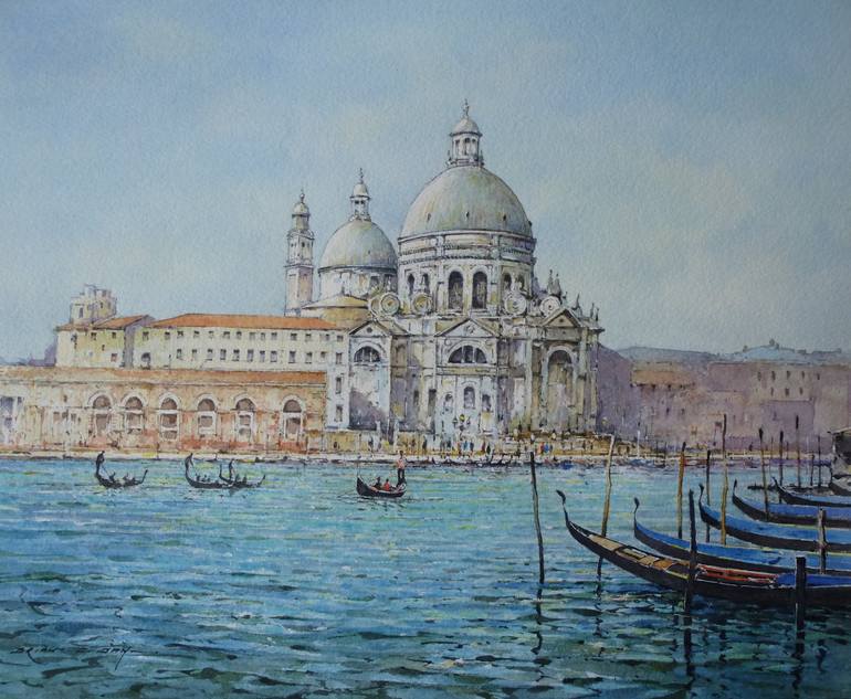 The Salute,Venice Painting by Brian Day | Saatchi Art