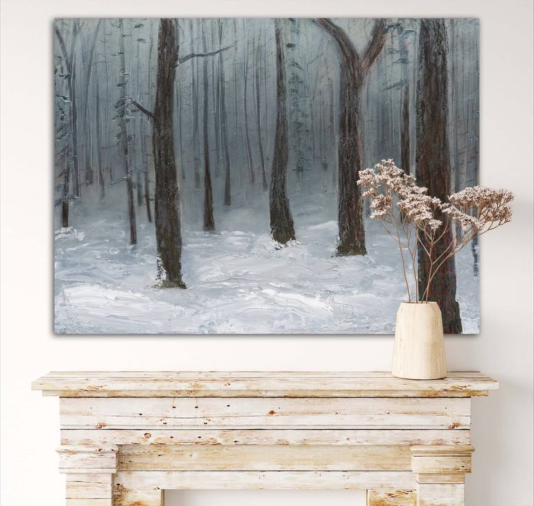 The Woods Painting by Rhea Cutillo | Saatchi Art
