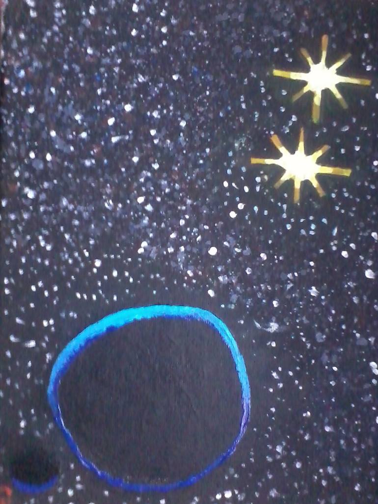 pulse binary stars Painting by chaz Gillespie | Saatchi Art