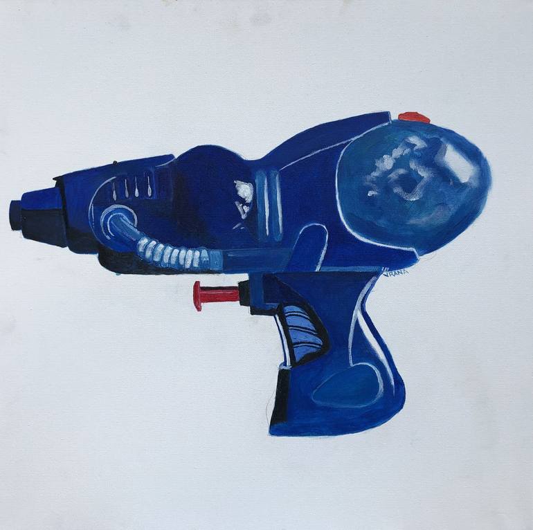 Just add Water - Bluinator Painting by Ken Vrana | Saatchi Art