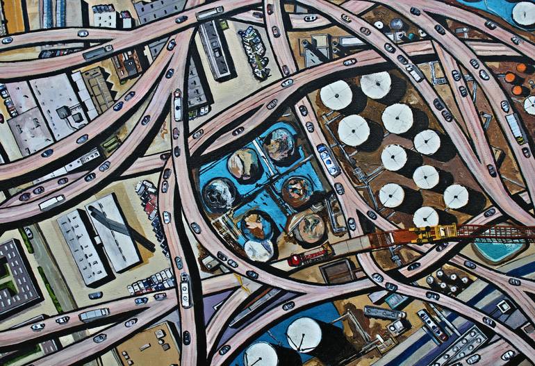 Take the First Ramp Painting by Ken Vrana | Saatchi Art