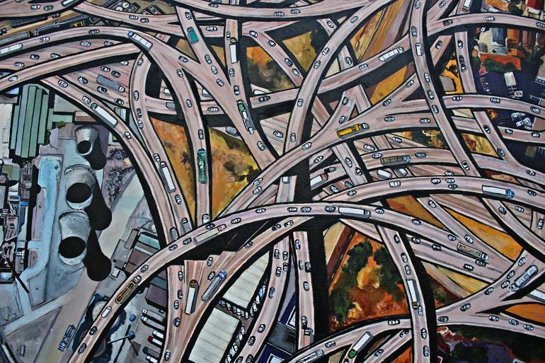 Take the First Ramp Painting by Ken Vrana | Saatchi Art