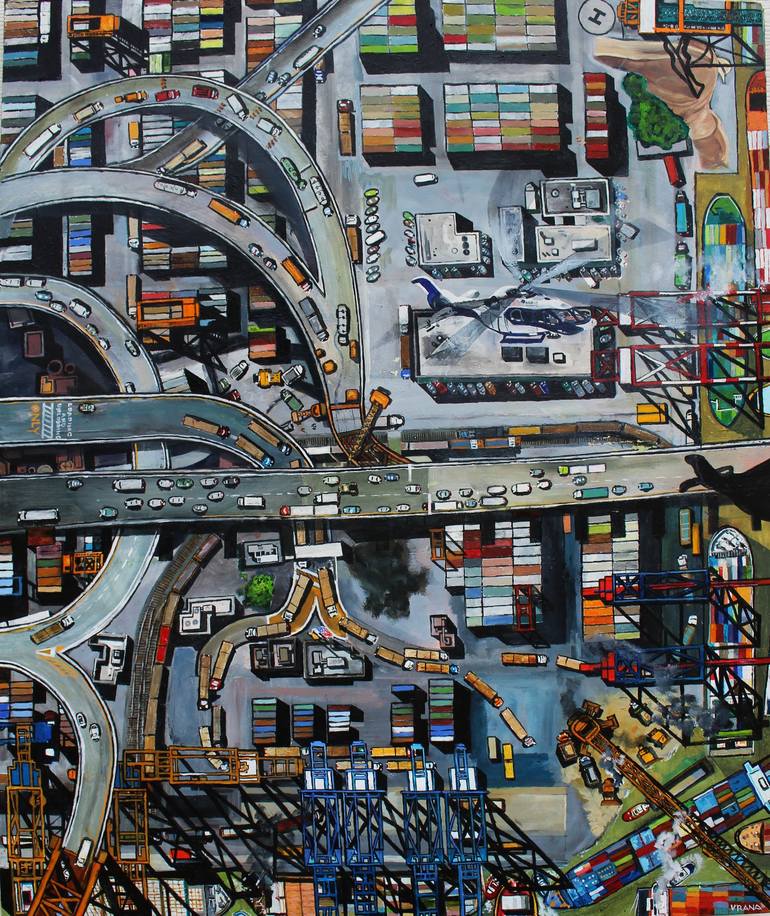 Back Up Painting by Ken Vrana | Saatchi Art