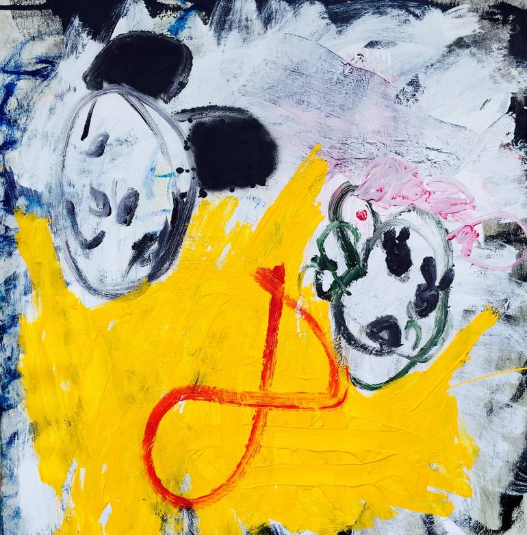 MickeyandMinnie Painting by Jason Kehrer | Saatchi Art