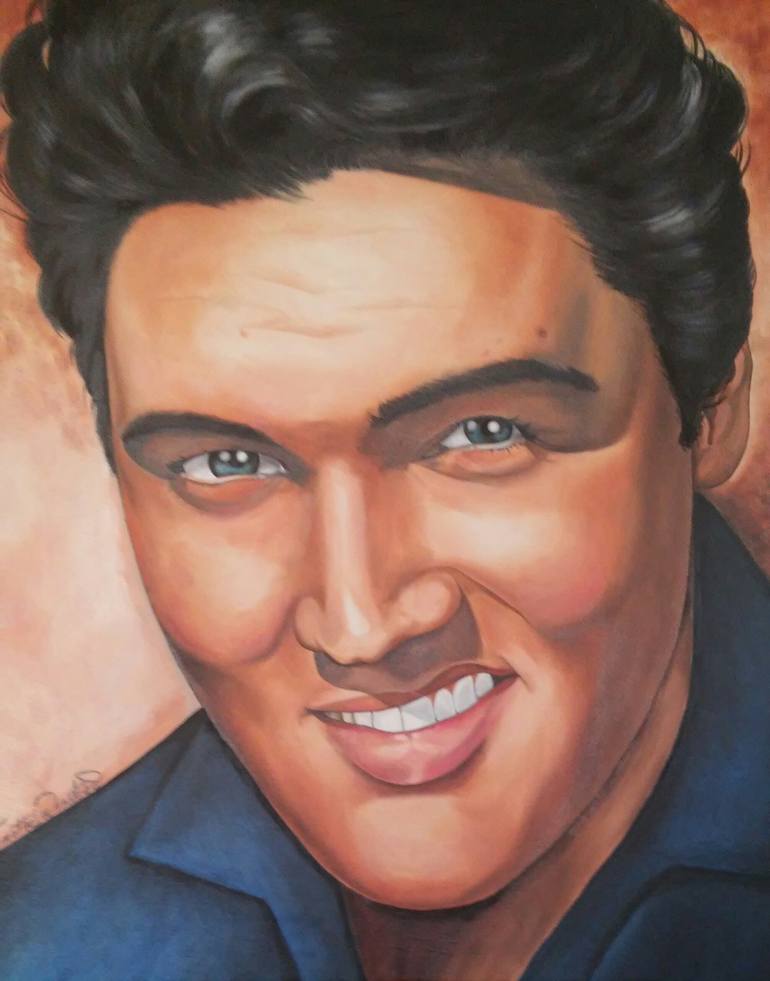 Elvis Presley Painting by Timothe Winstead | Saatchi Art