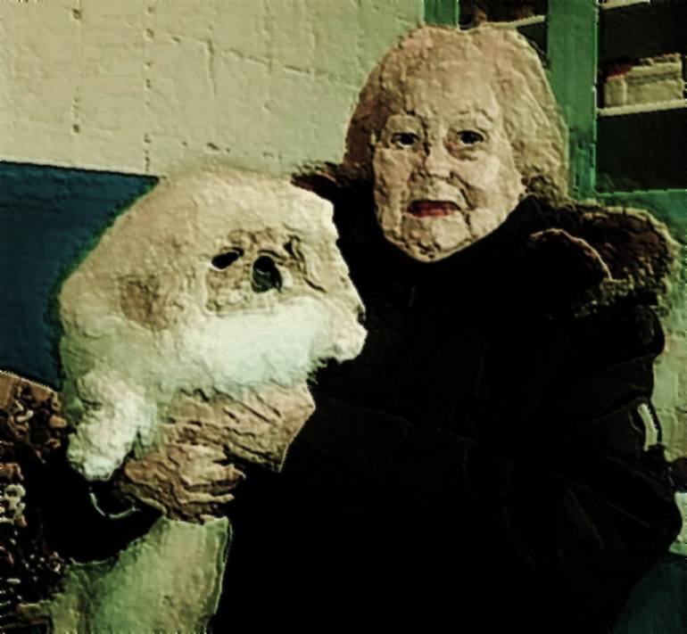 White Star and Dana Painting by Gregory Bolton | Saatchi Art