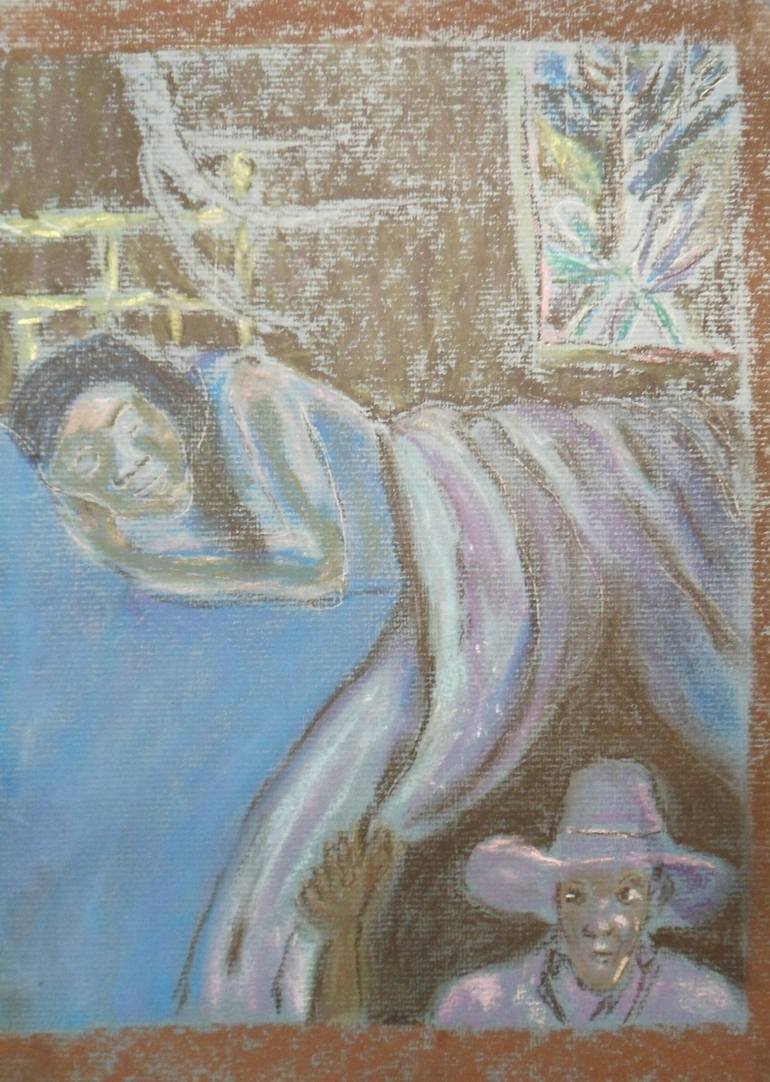 Sleeping Girl Drawing by Gregory Bolton | Saatchi Art