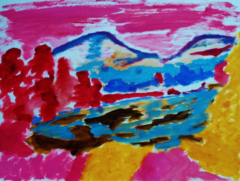 Landscape Portrait Painting by Gregory Bolton | Saatchi Art