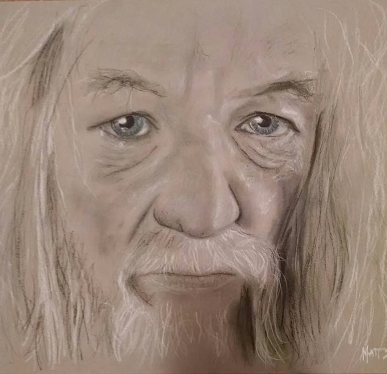 Gandalf Drawing by Matt Slusher | Saatchi Art