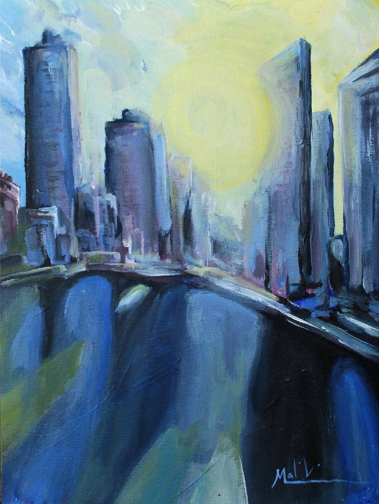 Brisbane Sunshine Painting by Mark Malinowski | Saatchi Art