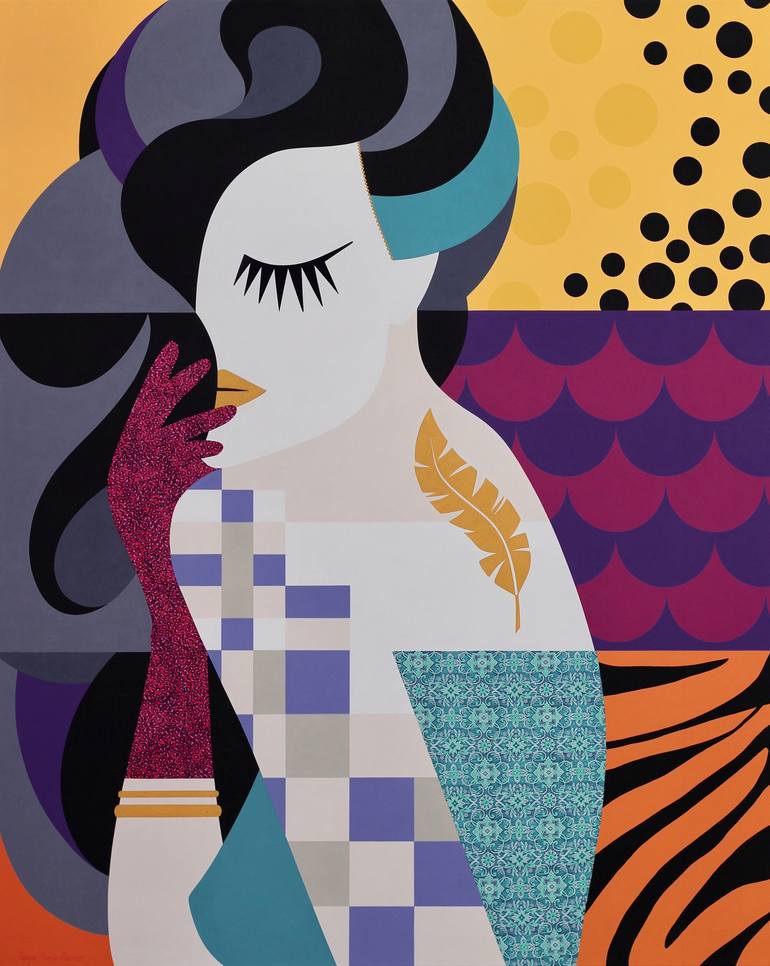 Dior Painting by Tanya Marie Reeves | Saatchi Art