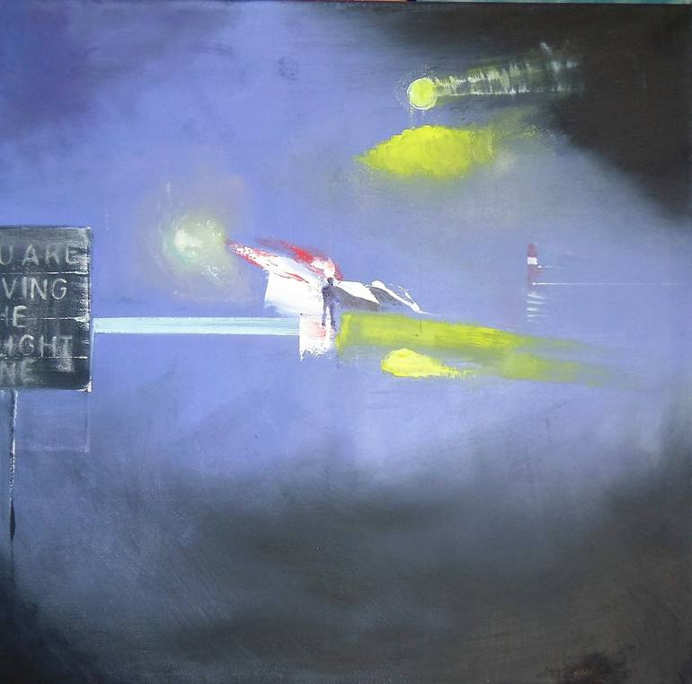 The Twilight Zone Painting by Patrick Hillard | Saatchi Art