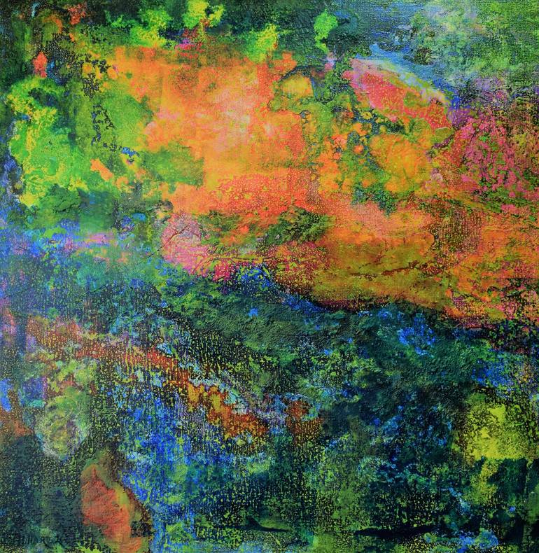 The Rock Pool Painting by Patrick Hillard | Saatchi Art