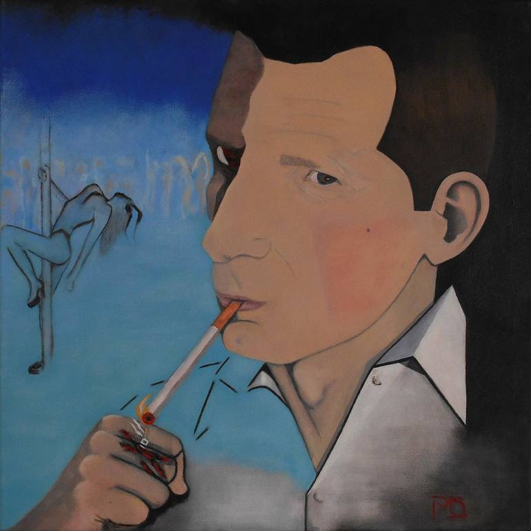 Danger Man Painting by Peter Edwards | Saatchi Art