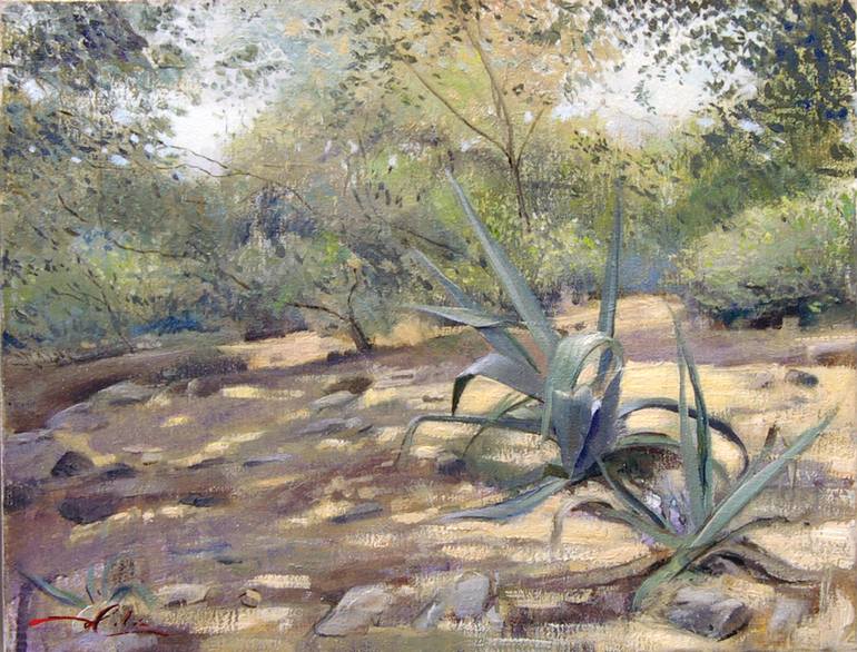 Aloe Vera Painting by Daniel Coln | Saatchi Art