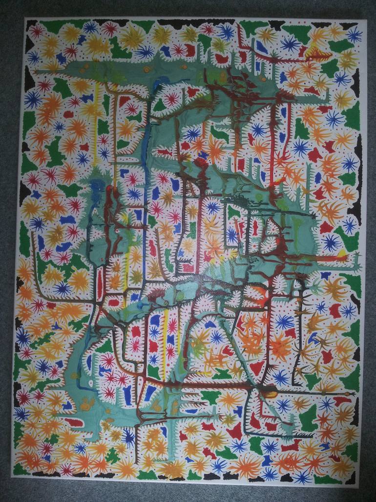 DRAGON WITH NEWBORN Painting by DANIEL BARDEN | Saatchi Art