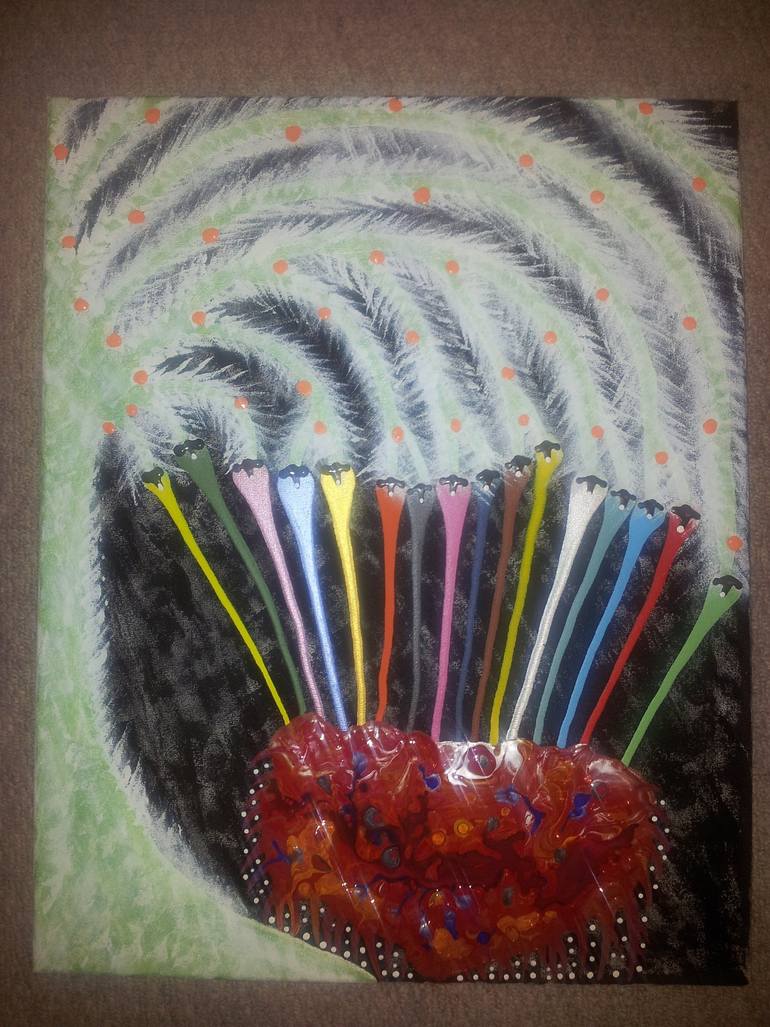 EUPHORBIA PLACENTARIA Painting by Daniel Barden | Saatchi Art