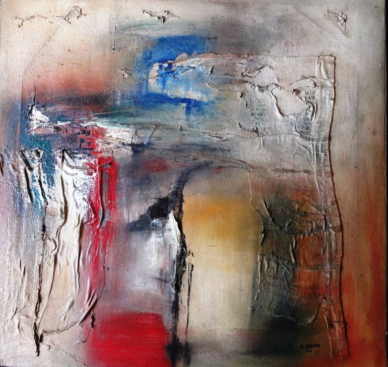 temple of contemplation Painting by YAFFAH Kanfitine | Saatchi Art