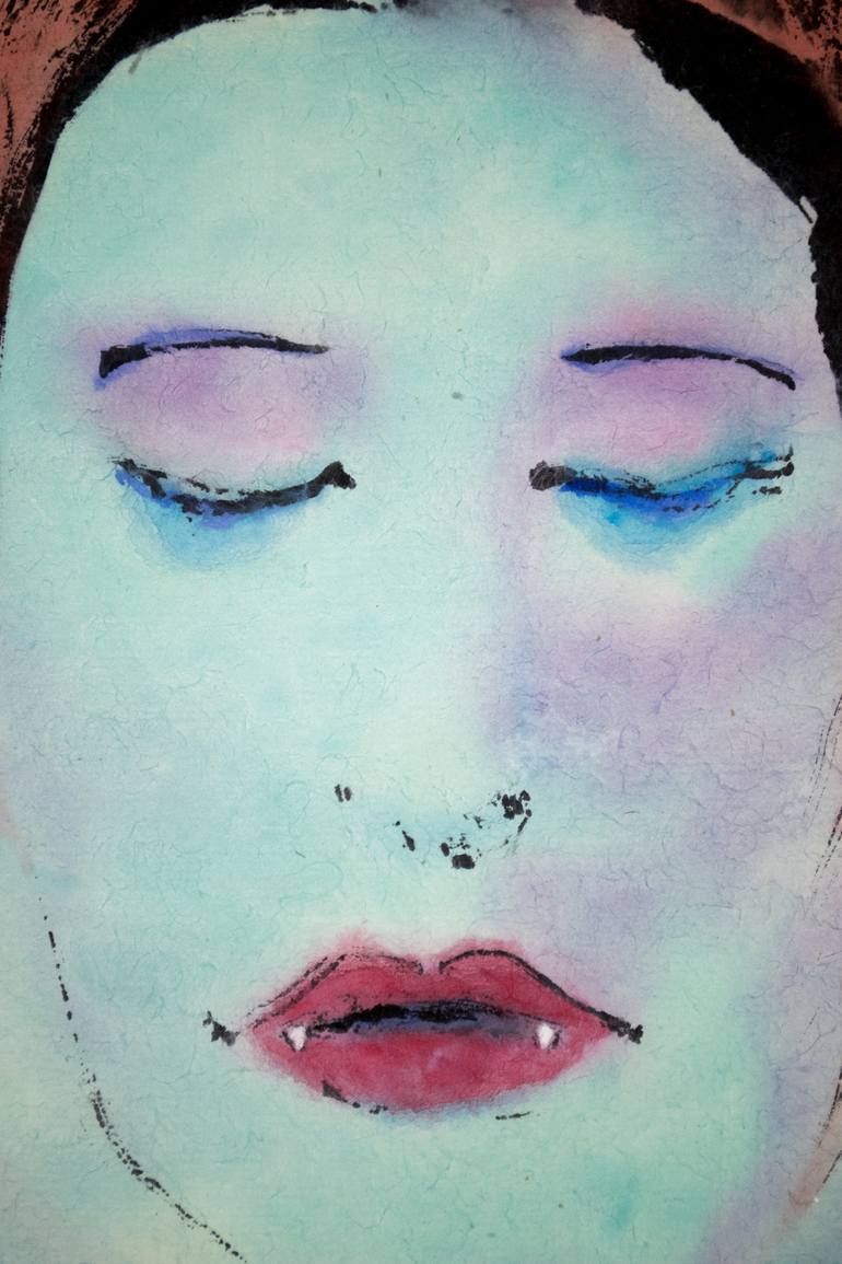 Floating Vampire Painting by Marcel Garbi | Saatchi Art