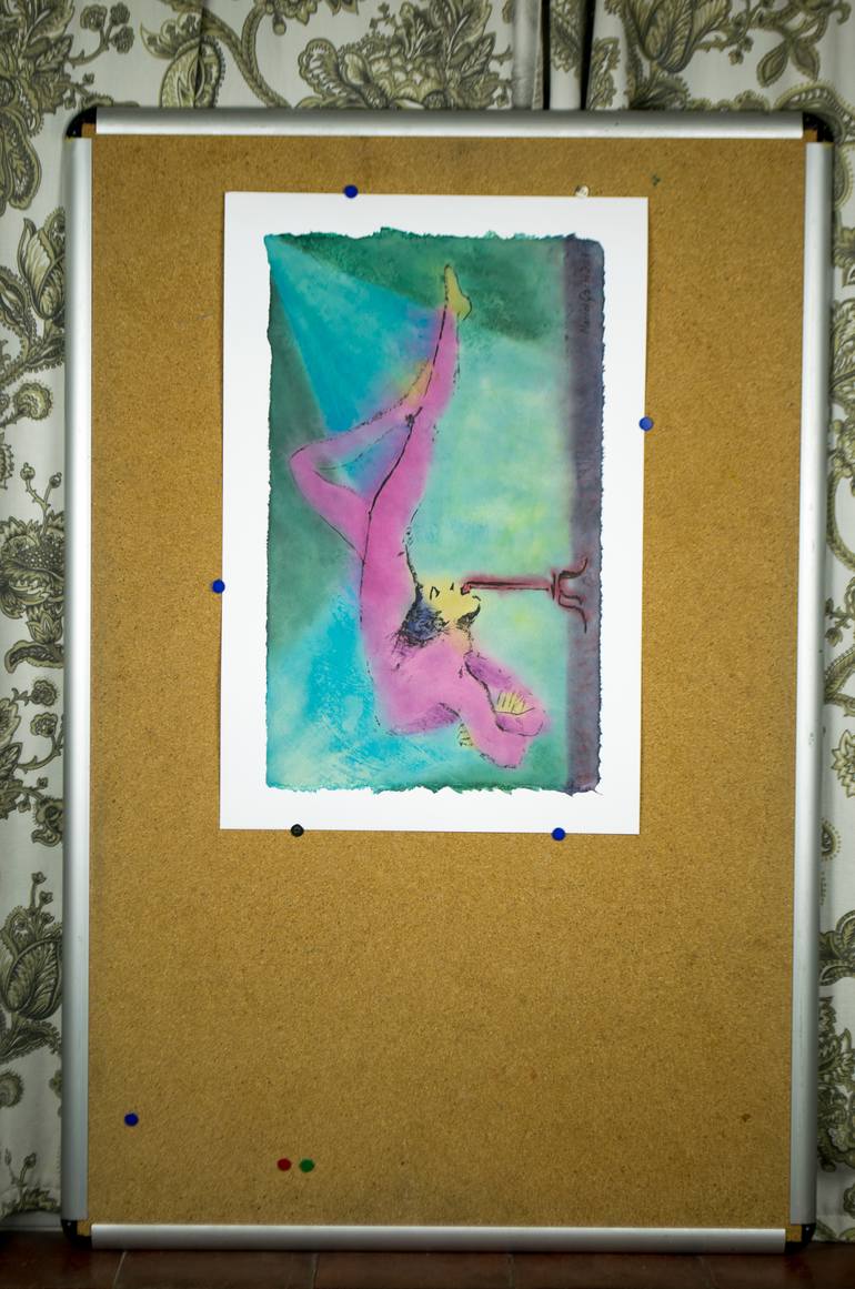 A contortionist Painting by Marcel Garbi | Saatchi Art