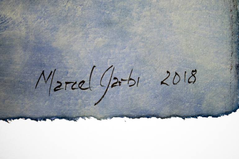 A blue angel Painting by Marcel Garbi | Saatchi Art