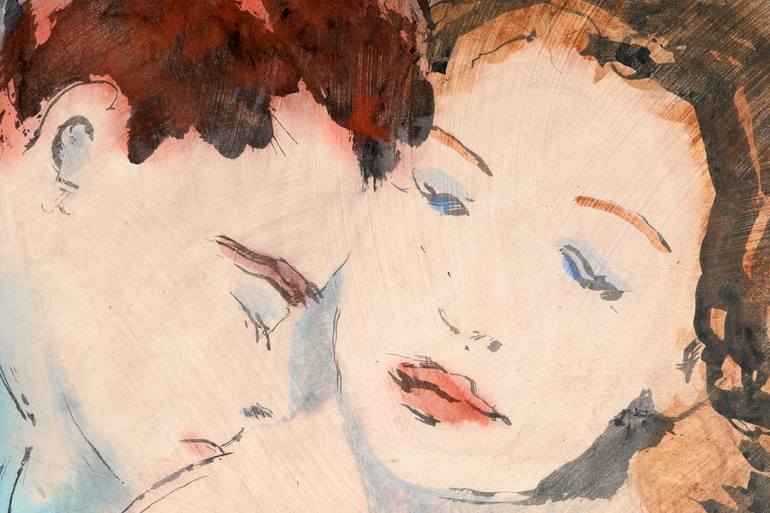 A healing hug Painting by Marcel Garbi | Saatchi Art