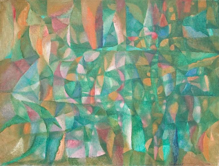 Landscape in the Action Painting by Viktor Chumachenko | Saatchi Art