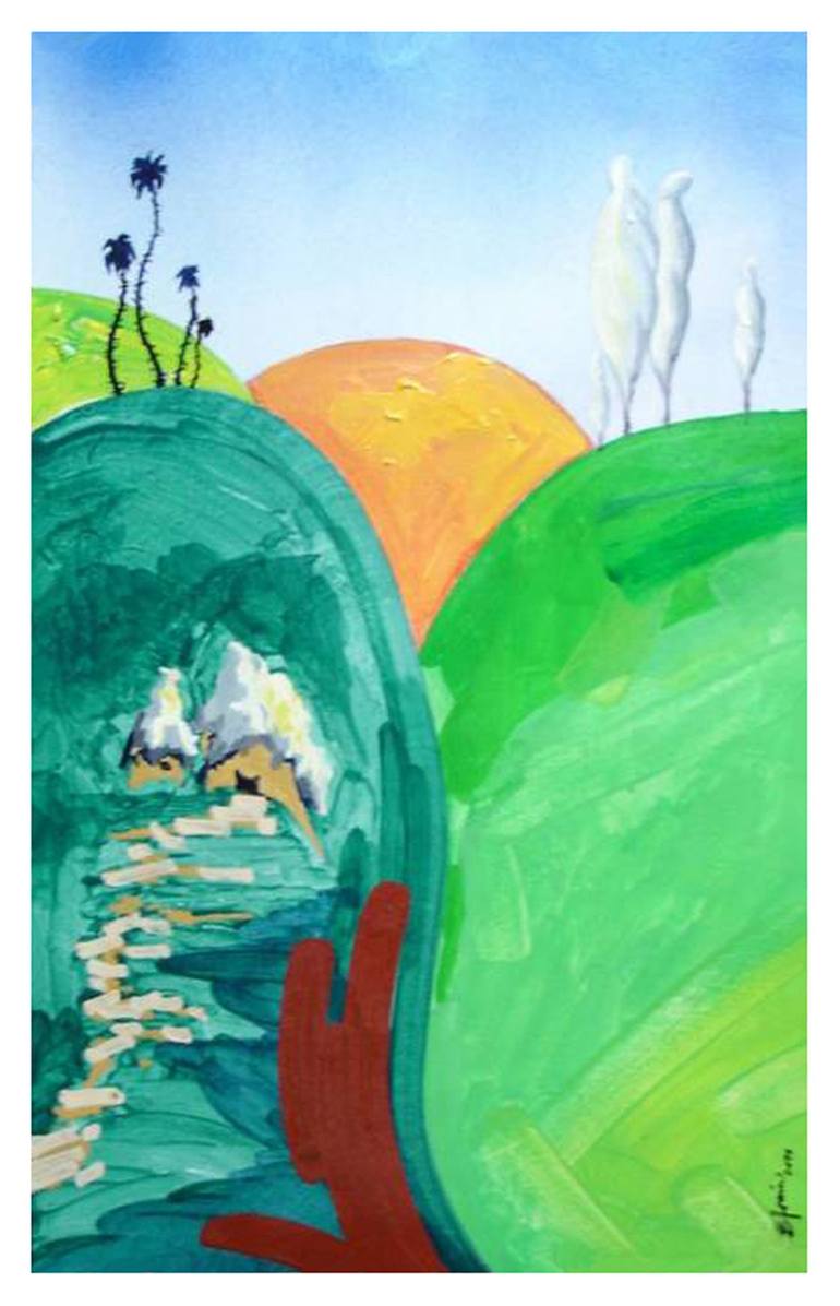 Campina de Guisa Painting by Efrain Socarras | Saatchi Art