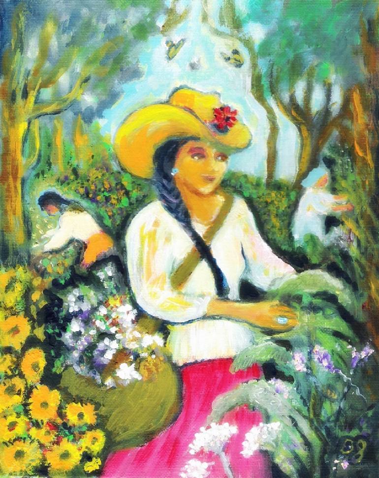 The Foragers Painting by Barbara LeMaster | Saatchi Art