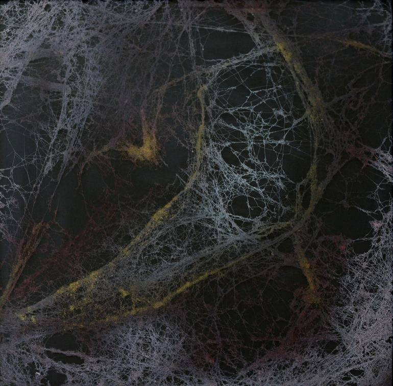 Sad Neural Network,My art work are made of cobweb Painting by Andranik ...