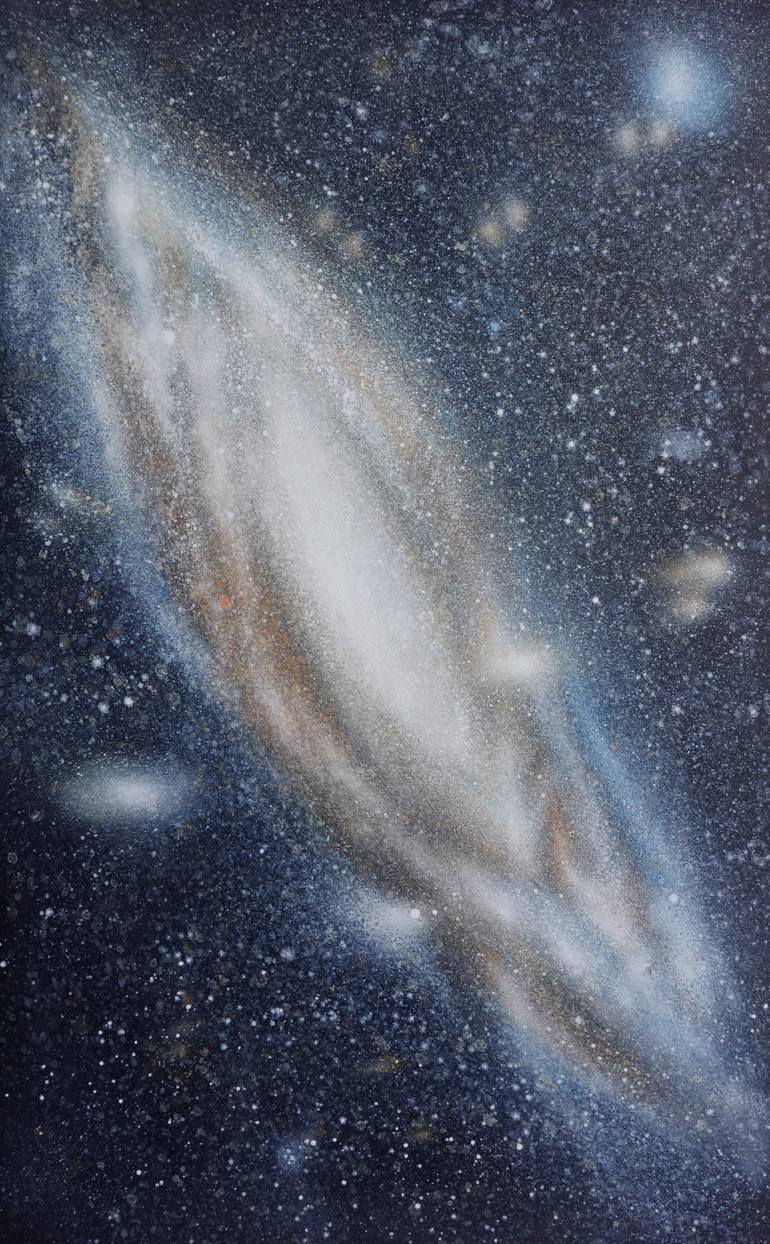 Andromeda Painting by Nikolina Kovalenko | Saatchi Art