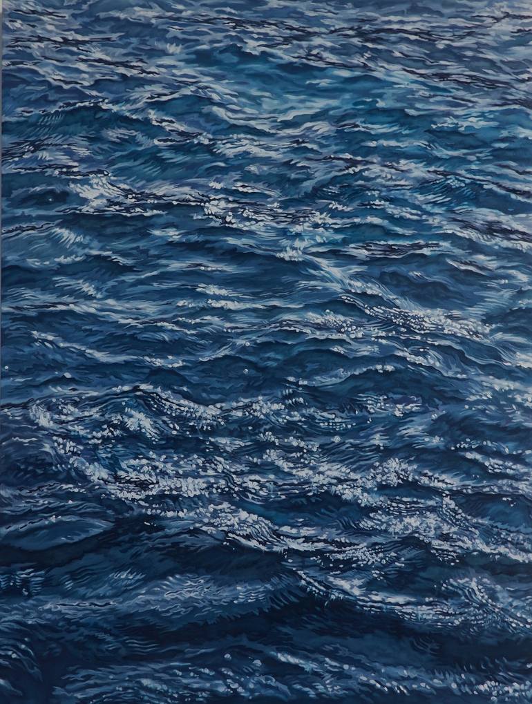 Zenith Wave Painting by Nikolina Kovalenko | Saatchi Art