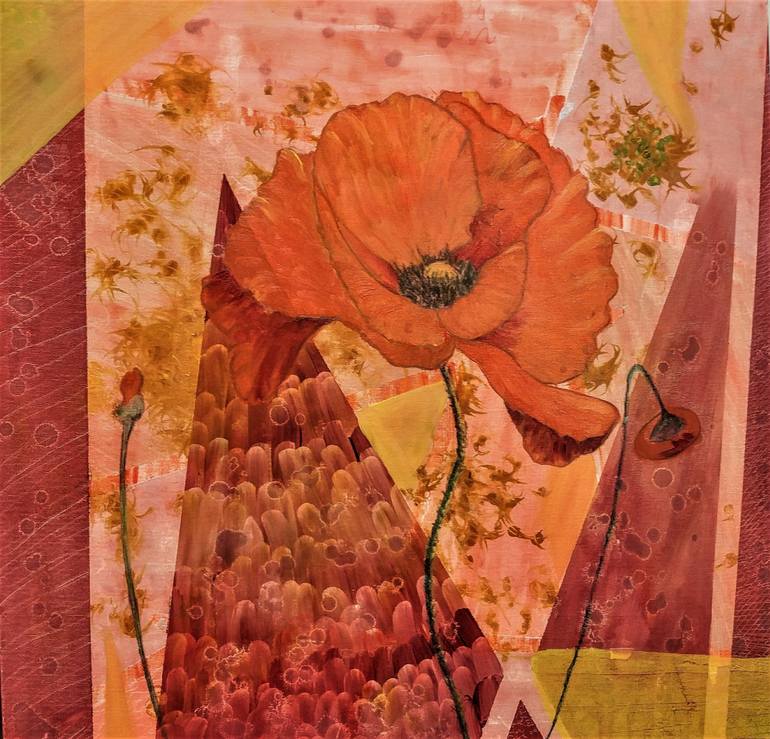 Poppy Painting by Vicky Shaffer White | Saatchi Art