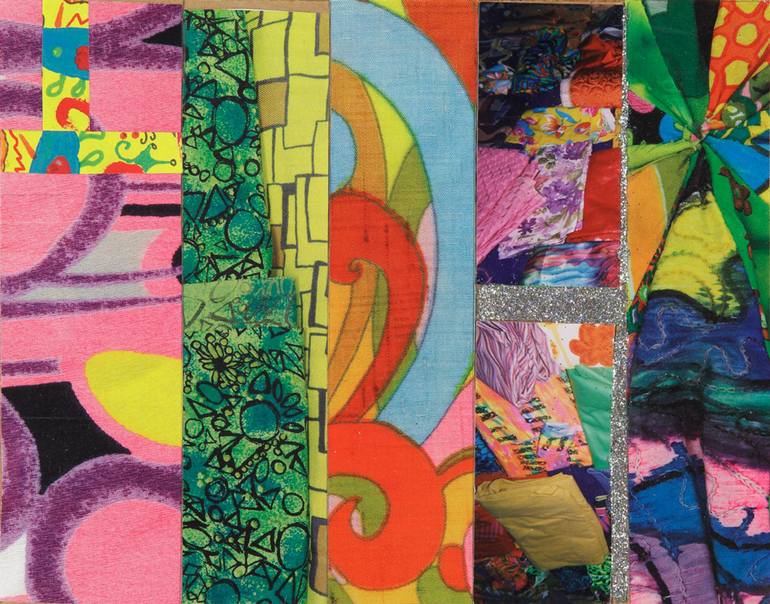 T-Stop of yellow + silver follow the one that glitters, from the center ...