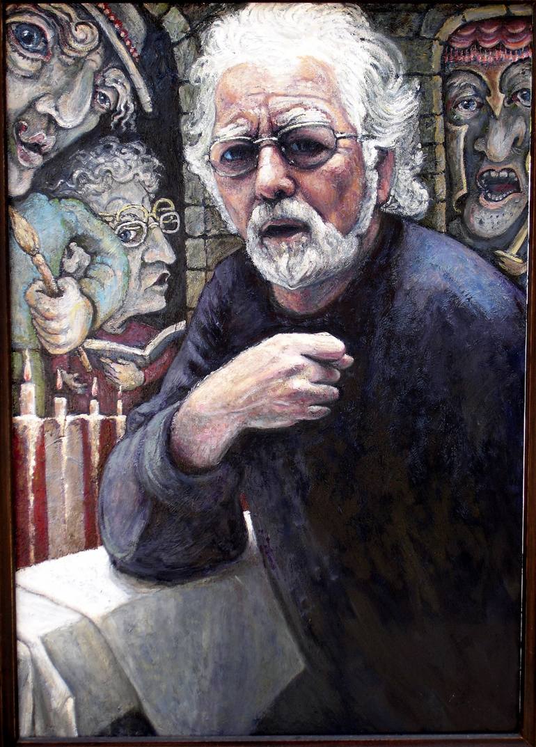 A Portrait of Mr Alan.R.Pearson (Artist extraordinaire) Painting by ...
