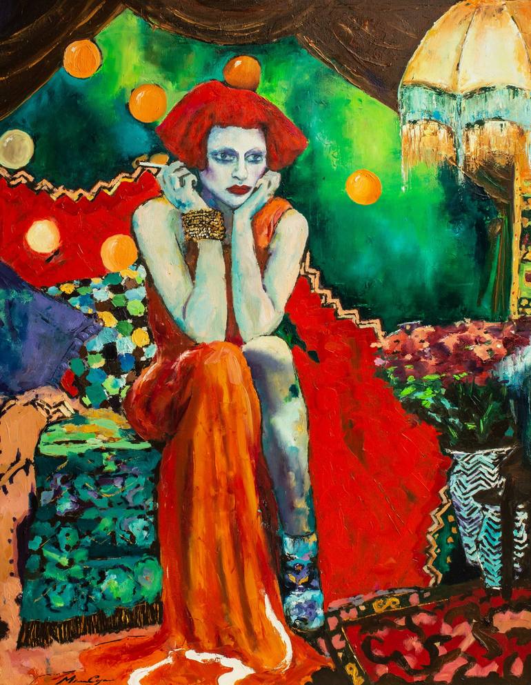 Tomorrow, she knows. Painting by Miruna Cojanu | Saatchi Art