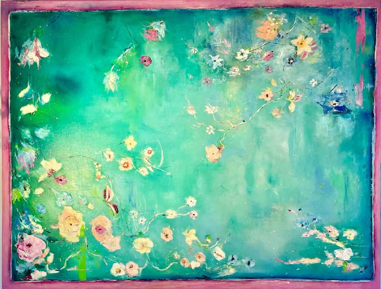 The Garden of Joy Painting by Miruna Cojanu | Saatchi Art