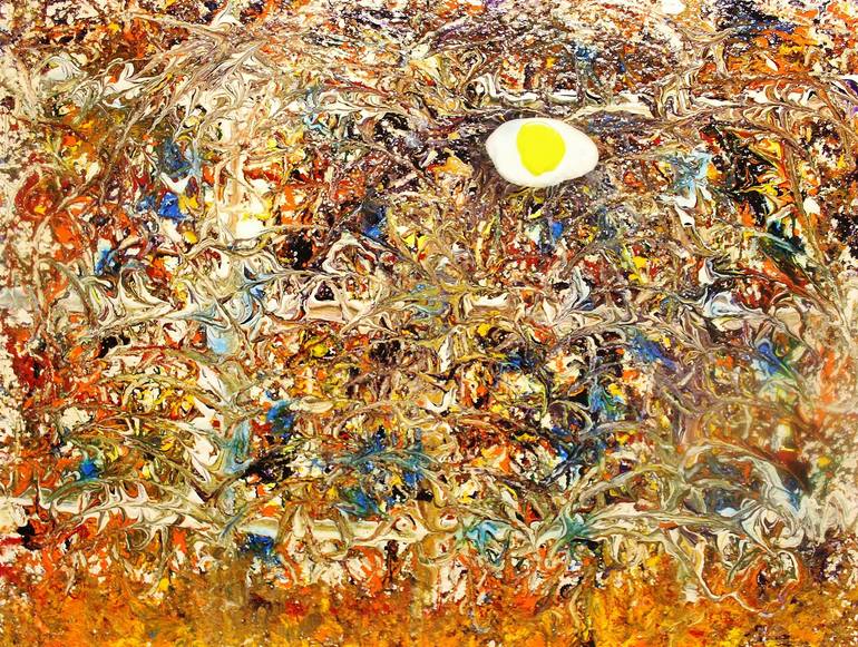 Fried Egg Frenzy Painting by David Pinkett | Saatchi Art