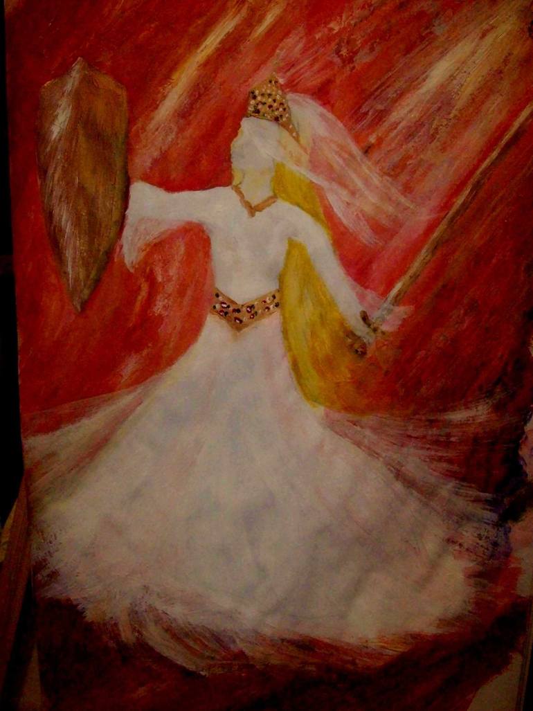 Warrior Bride Painting by Billie Fontanez | Saatchi Art