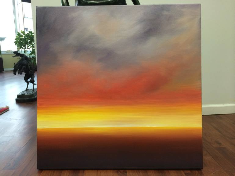 Dancing with sun Painting by Marc Fattahi | Saatchi Art