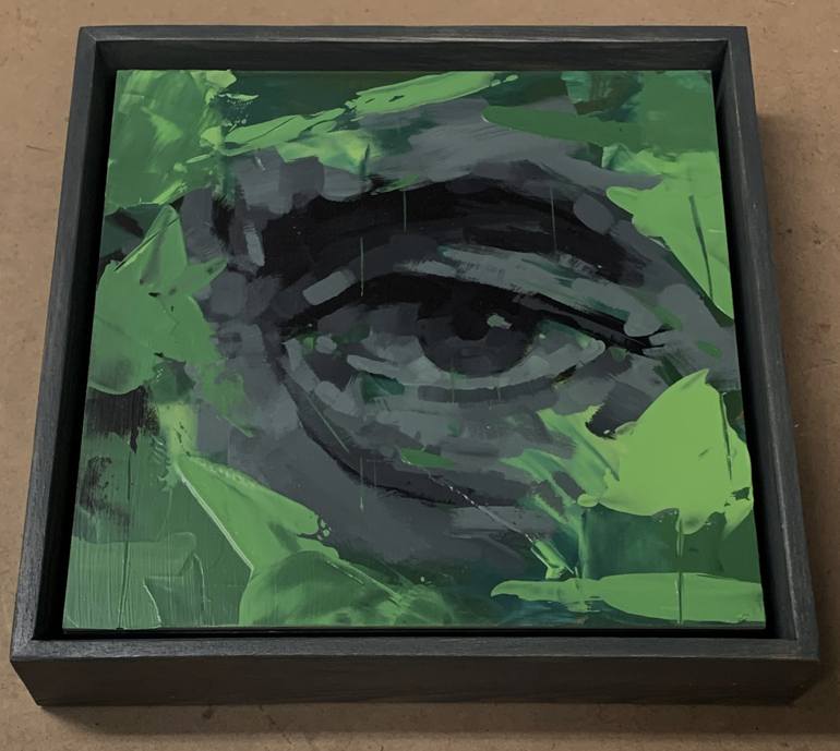 Green Eye Study Painting by Anthony Vandertuin | Saatchi Art