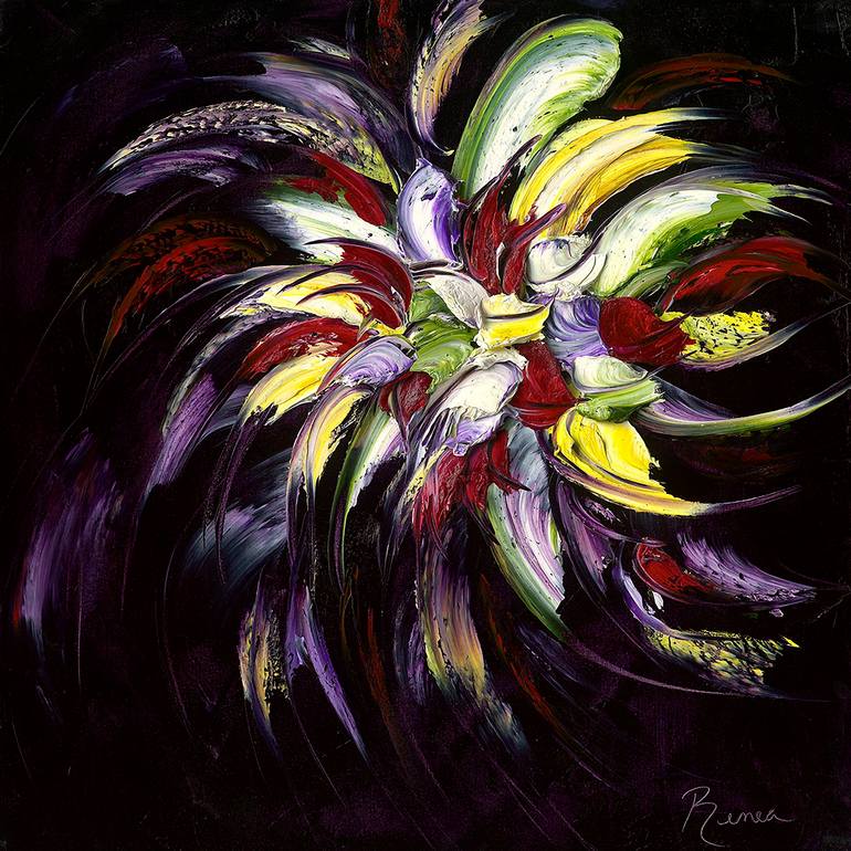 Midnight Memories Painting by Renea Menzies | Saatchi Art