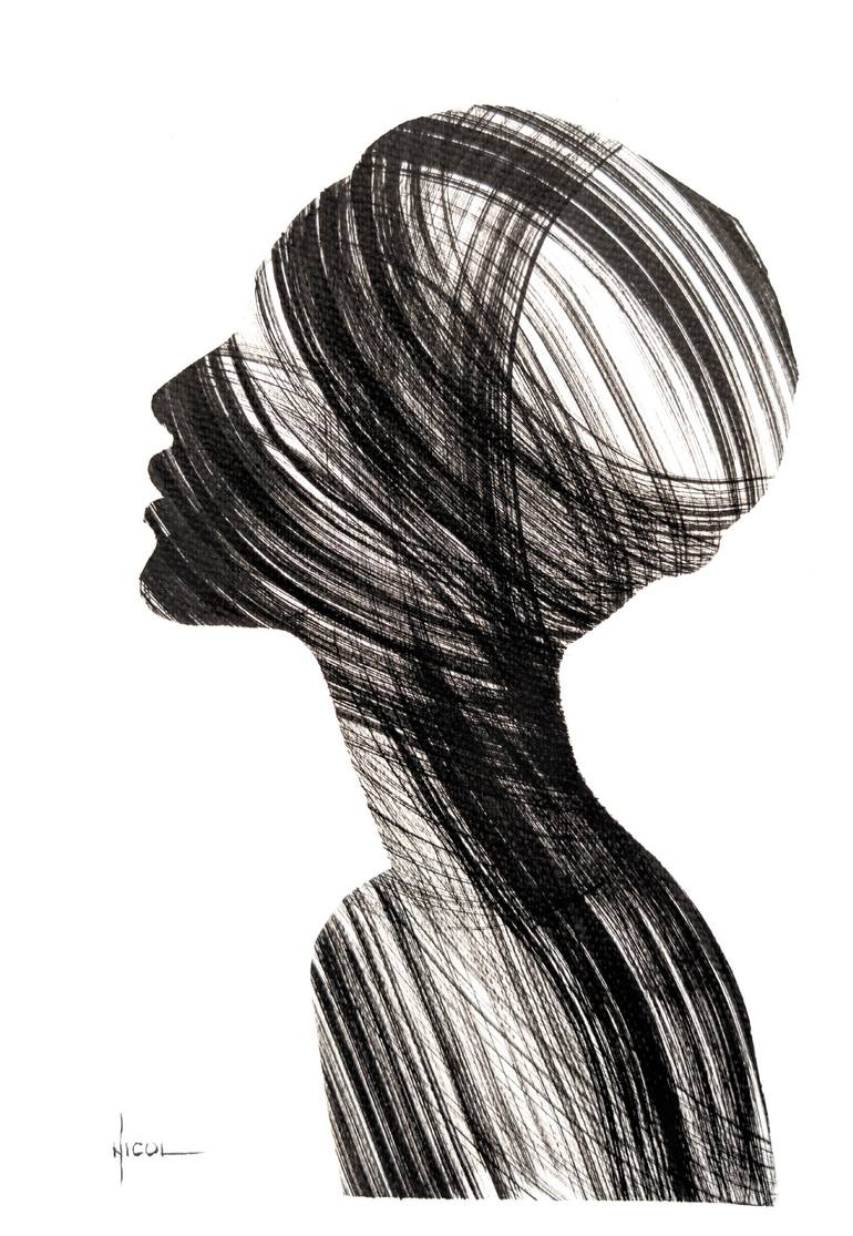 Tracing the Light Drawing by Nicol Vacaru | Saatchi Art