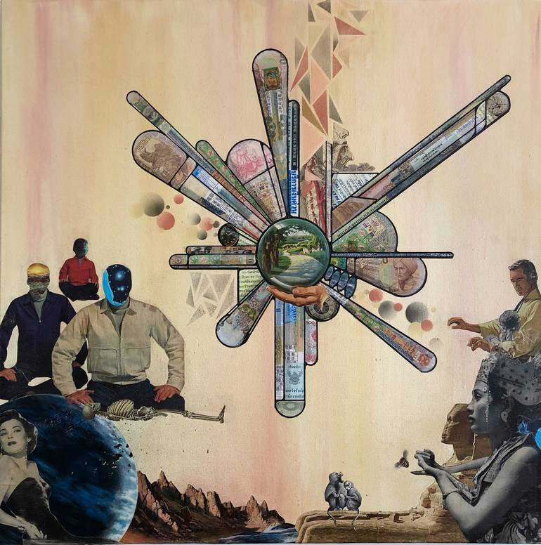 Eternal Return Collage by Carson Deyoung | Saatchi Art
