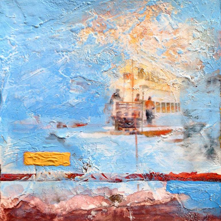 there was a fire last night and it smelled like caramel SOLD Painting by Henrik Soderstrom ...