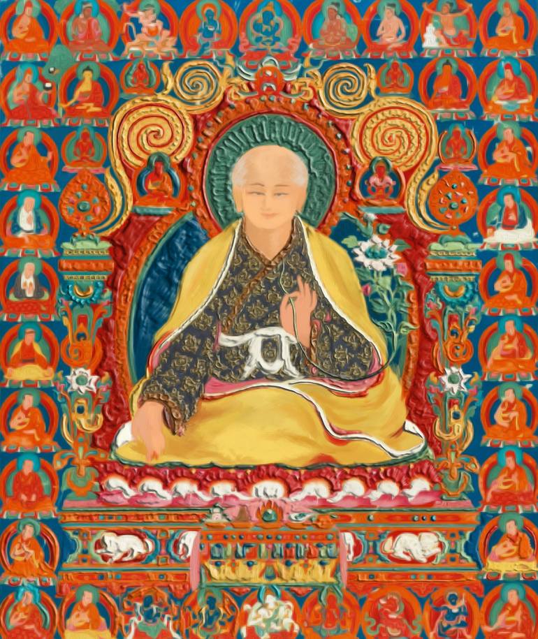 The Monk Painting by Corporate Art Task Force | Saatchi Art