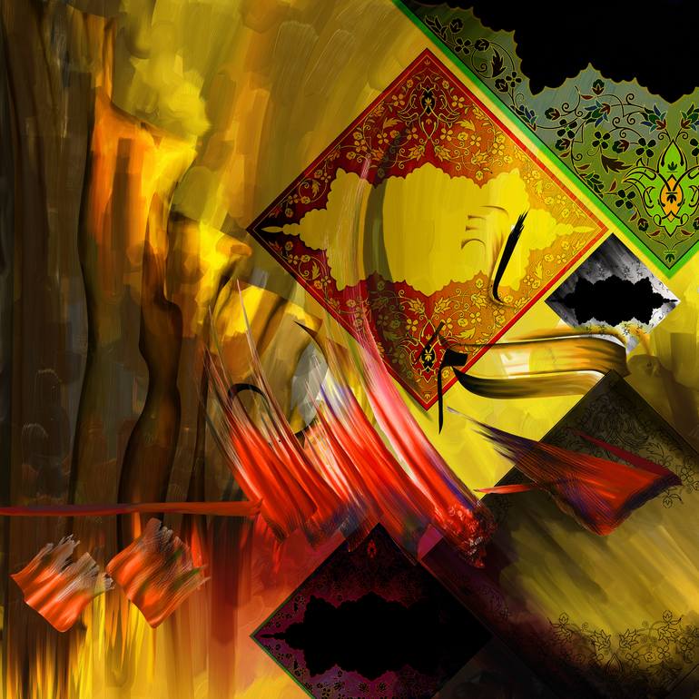 Calligraphy 3 3 Painting by Corporate Art Task Force | Saatchi Art